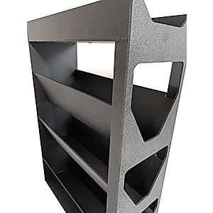 23065 by PPM: Three Compartment Vertical Lid and Straw Holder has Divided Straw Compartment - Coffee or Fountain Lids - 6 1/2" W x 16" D x 23" H