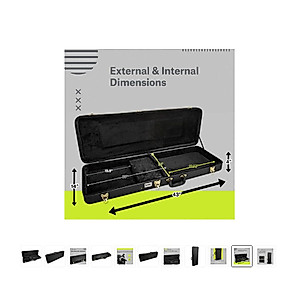 Knox Gear Electric Guitar Hard Shell Protective Carrying Case