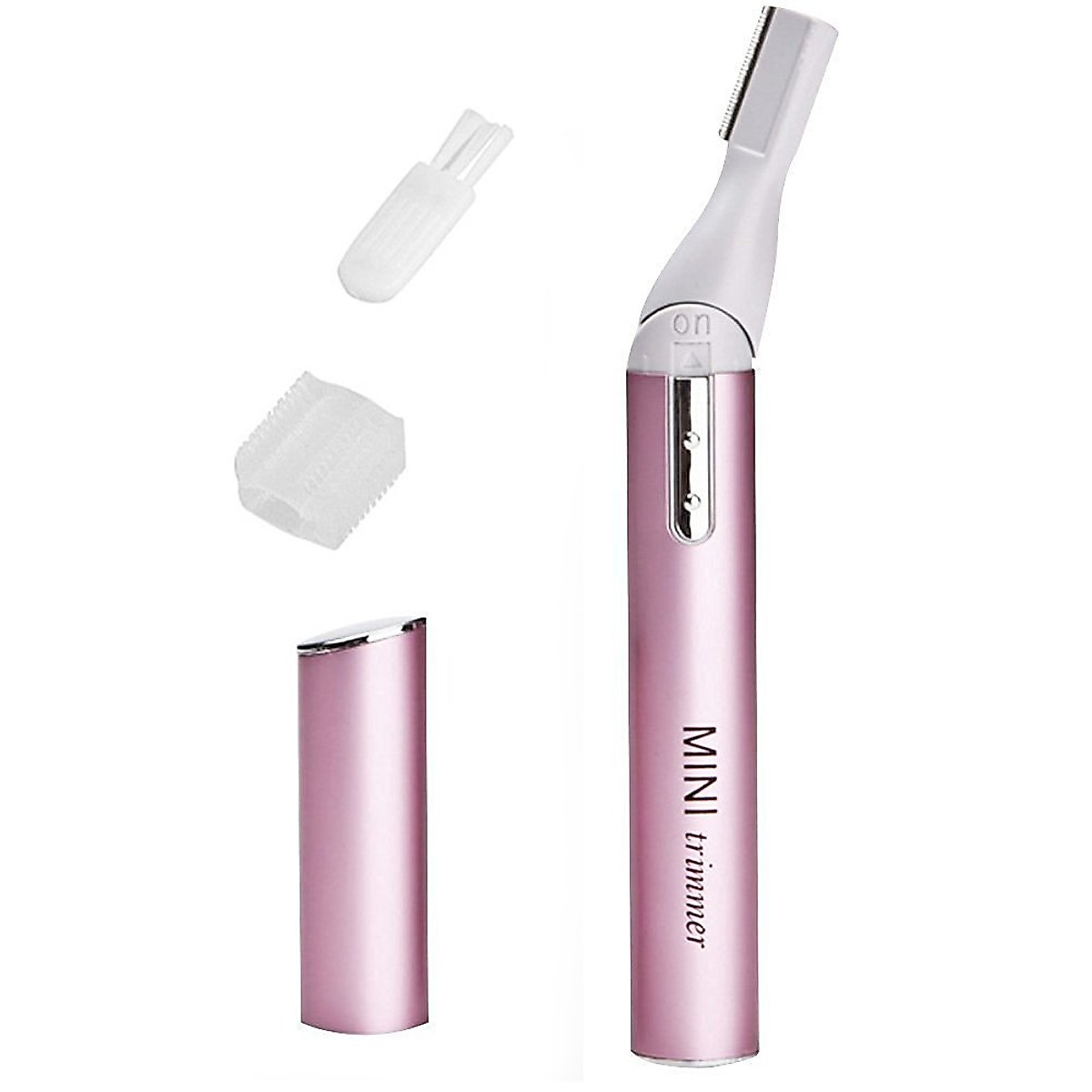 KIKAR Portable Electric Eyebrow Shaper - Safety Beauty Knife For Underarm / Leg / Body / Face / Hair - Stylish Metal Case Trimmer Shaver (Battery Operated)