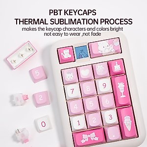 CoolKiller Rococo Hot Swappable Mechanical Numeric Keypad Num Pad for Laptop, PC, Desktop, Notebook