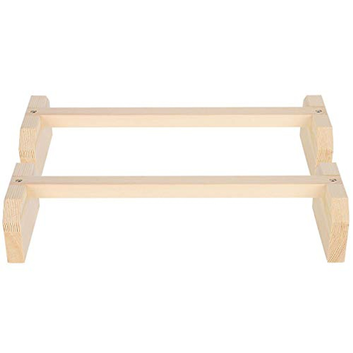 Velaurs 15.7 x 4.7 x 3.1in Square Pole Safe Wooden Hens Roosting Stand, Large Bird Stand, for Pet Chicken Large Bird