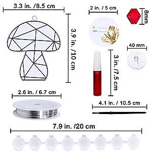 Winlyn 33 Sets Fall Leaf Pumpkin Acorn Sunflower Suncatchers Ornaments Decorations DIY Window Paint Art Suncatchers Craft Kits Autumn Sun Catchers for Kids Classroom Activity Thanksgiving Art Project