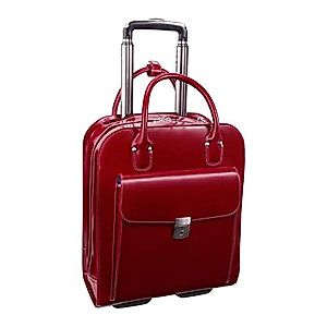 McKlein Briefcase, Red, 13 50 L x 6 W x 16 H