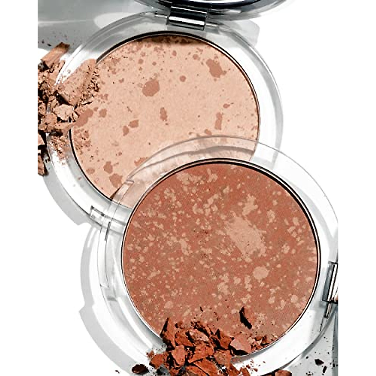 PÜR MINERALS Bronzing Act Matte Bronzer Powder - Illuminating Bronzer For Face & Body Contour - Brightening Bronzer Makeup For Natural-Looking Glowing Skin - Vegan, Cruelty-Free Bronzer
