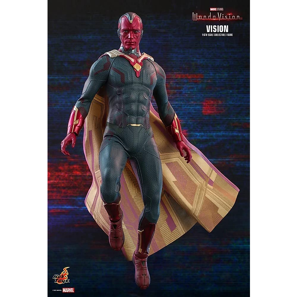 Hot Toys Wandavision 12 Inch Action Figure 1/6 Scale - Vision 907936