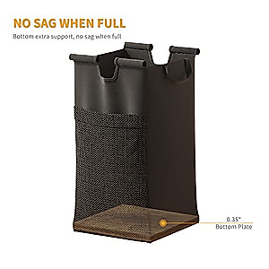 LIVEHOM Laundry Basket Double Laundry Hamper with Removable Bags, Fabric Handles, Large Top Shelf and Laundry Bag for Bathroom, Dorm, Laundry Room