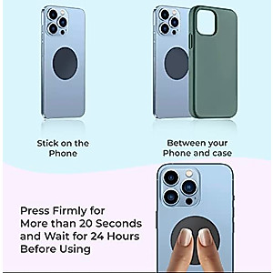 Ozlemokc Magnetic Phone Holder for Car, Pro Magnetic Car Phone Holder Mount 360 Degree Adjustable Head, Universal with All Devices - Dashboard Mount