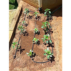 Rocky Mountain Goods Flat Soaker Hose - Heavy Duty Double Layer Design - Saves 90% Water - Consistent Drip Throughout Hose - Leakproof Guarantee - Garden/Vegetable Safe (25FT)