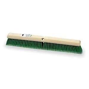 TOUGH GUY Green Flagged Synthetic Fine Sweeping Push Broom