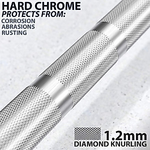 Regional Olympic 20kg Men’s Hard Chrome Barbell. Rated 1500lbs for Weightlifting and Powerlifting.