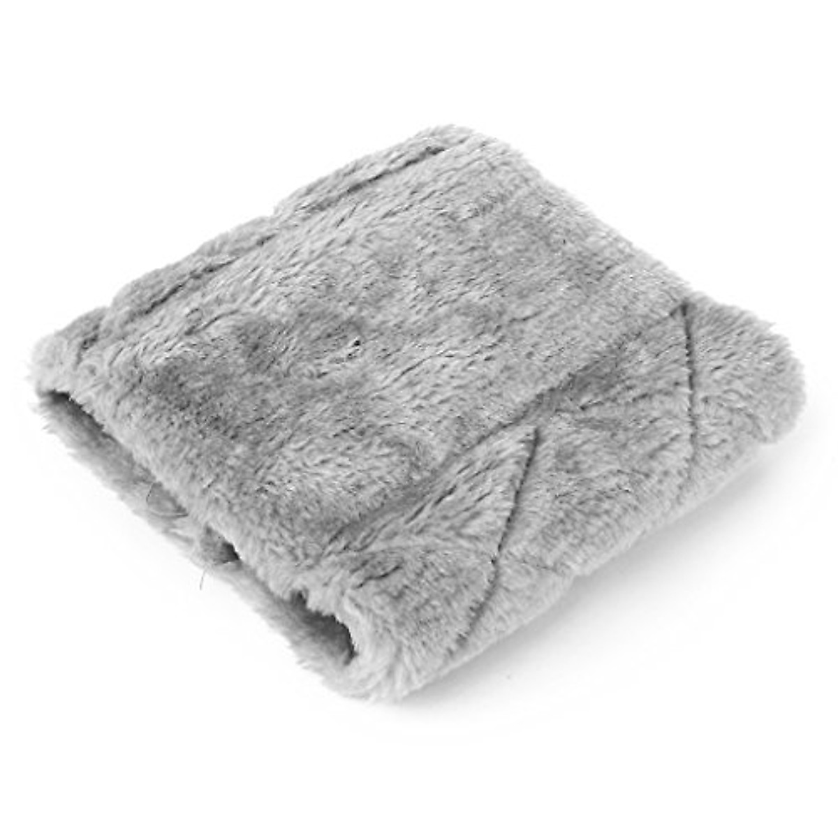 STONCEL Plush Bird Bed Hammock Hanging Cage Parrot House Snuggle Happy Hut Tent Parakeet Toy (Grey, M)