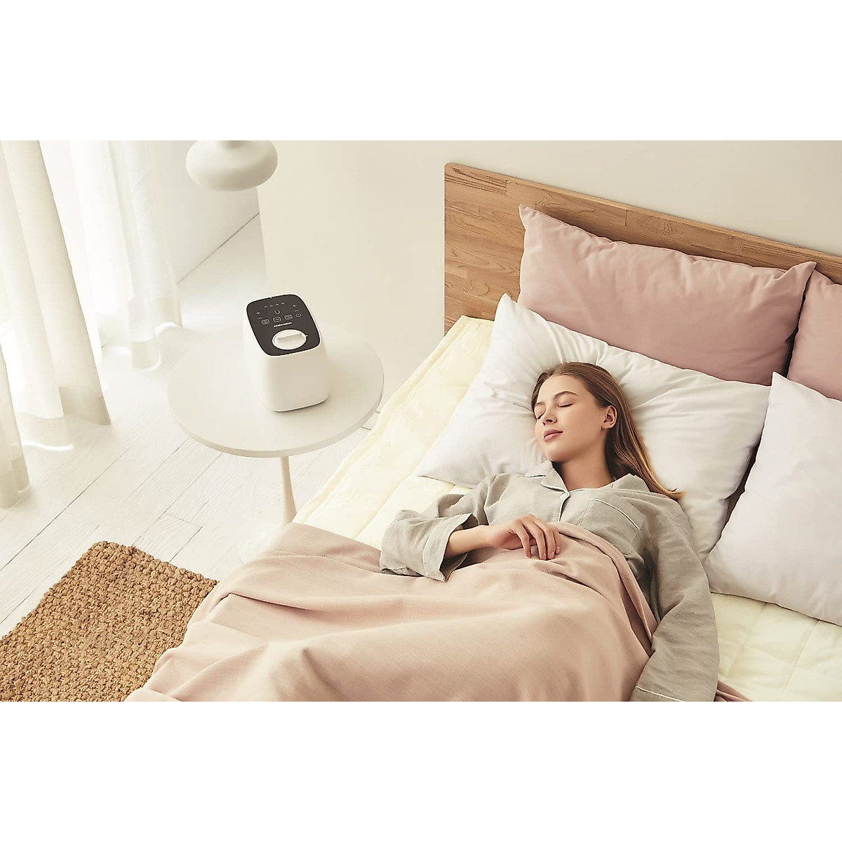 Navien Mate EQM 350, Single – EMF-Free Water Heated Mattress Pad – Temperature Control – Non-Electric Bed Warmer – Eco-Friendly – Helps Soothe & Relieve Stress, Muscle Soreness, & Tension