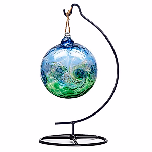 Maibloln Ornament Display Stand, Holder Ornament Hanger Stands Glass Ball Ornament Holder Ornament Stands for Hanging Plants, Hanging Terrarium Stand for Christmas Wedding Ornament, Home Office Decor