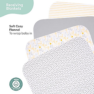 The Peanutshell Baby Layette Gift Set for Boys or Girls - 23 Piece New Born Unisex Gift Set, Baby Clothes & Newborn Essentials Must Haves - Newborn Clothes 0-3 Months - Safari Themed