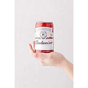 Budweiser Bluetooth Can Speaker Portable Wireless Audio Stereo Speaker Official Travel Music Player Outdoor Universal Music Box for All Devices Surround Sound System Red Bud