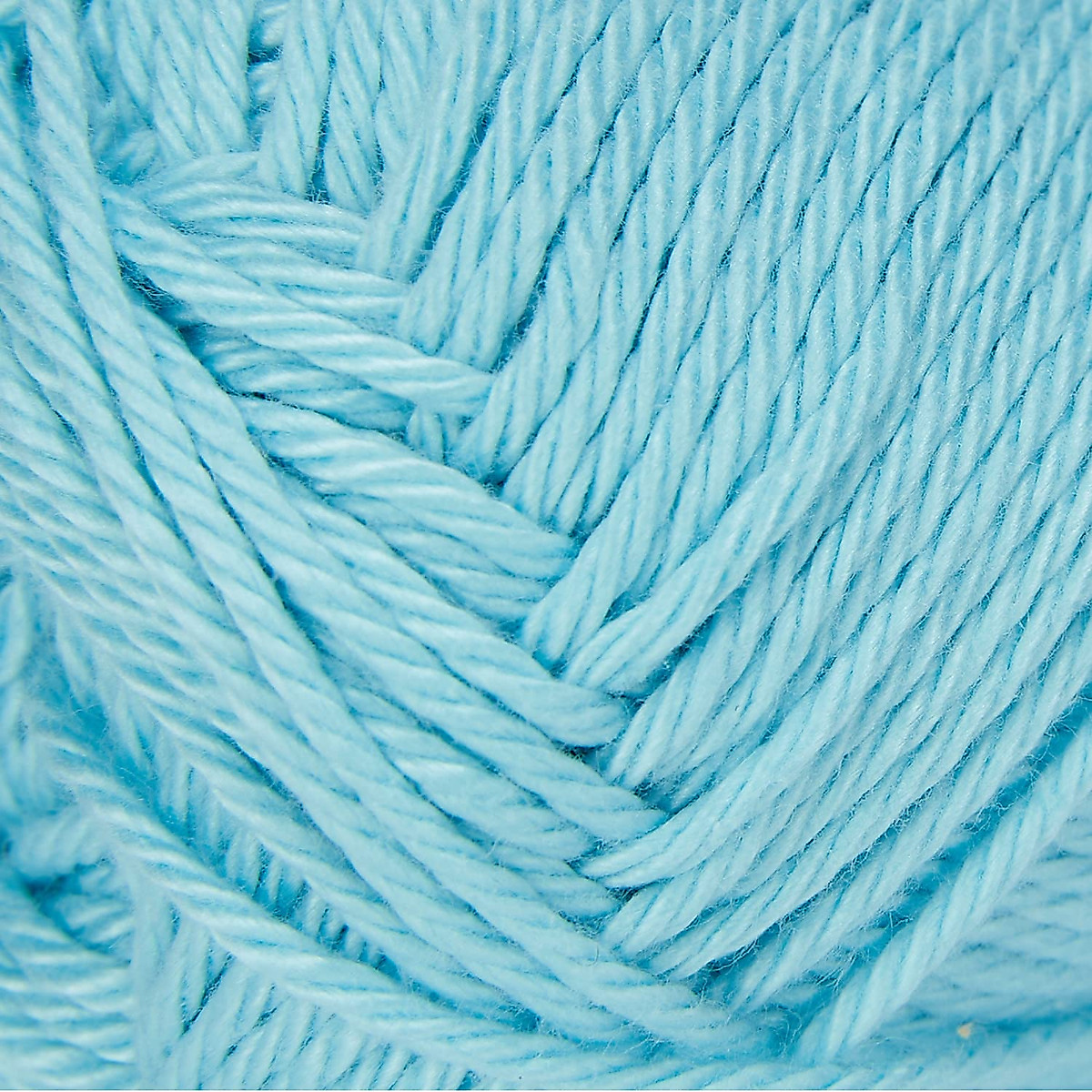 YUYOYE 100% Mercerized Cotton Yarn for Crochet and Knitting - 100g,Sky Blue-01