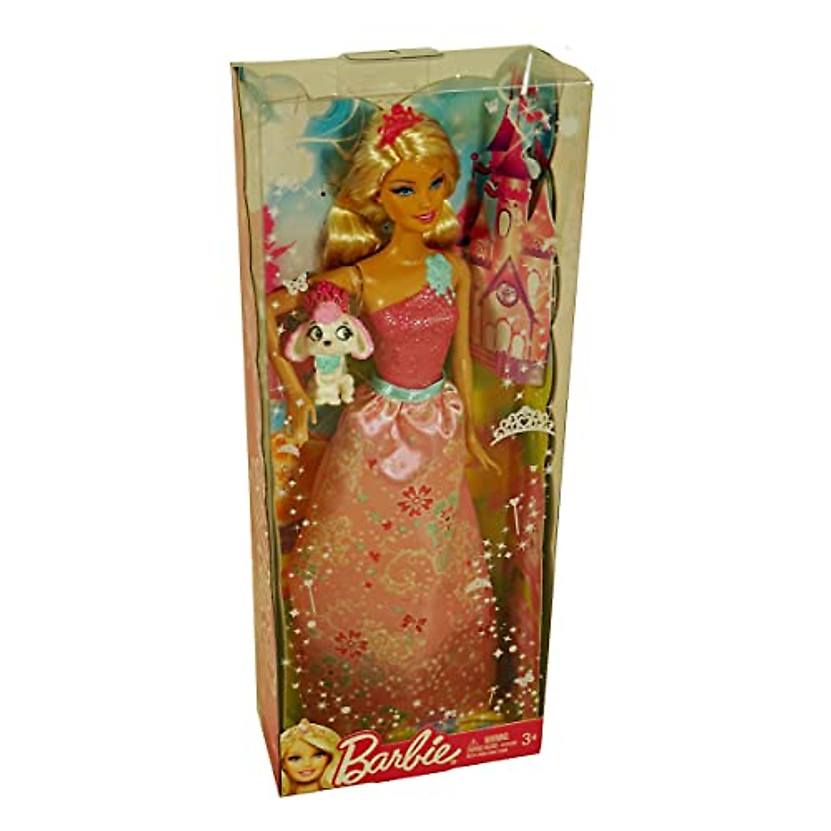 Barbie Princess and Pet Barbie Doll - Contains Doll & Pet Poodle Dog