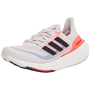 adidas Men’s Ultraboost Light Running Shoes (Ultraboost 23) Running Shoe, White/Black/Solar Red, 10.5 US Men