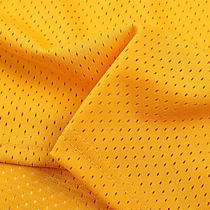 Amzdest 90s The Fresh Prince of Bel Air Academy #14 Jersey Shirt for Men and Women, Unisex Basketball Jersey for Theme Party (Yellow, Large)