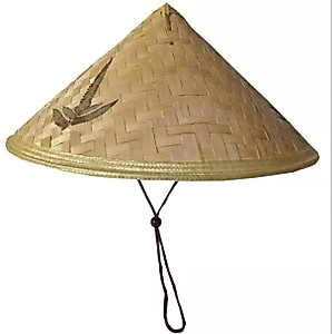 Feilx Shade Straw Hat Personality Sun Protection Fishing Unisex Beach Hat Outdoor Summer Sun Visor Hat Fishing hat (Color : Beige, Size : One Size)