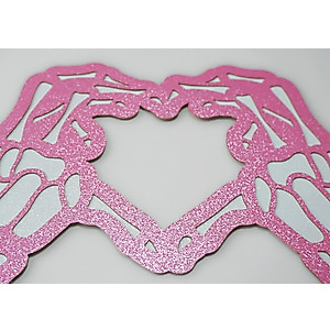 Bride or Die Bachelorette Banner, Gothic Engagement Banner with Skeleton Heart Garland for Halloween Bride to be Bridal Shower Decoration