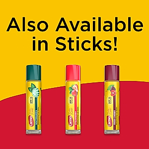 Carmex Daily Care Moisturizing Lip Balm Tubes with SPF, Fresh Cherry, Strawberry and Wintergreen Lip Balm Pack, 0.35 OZ - (3 Packs of 3)
