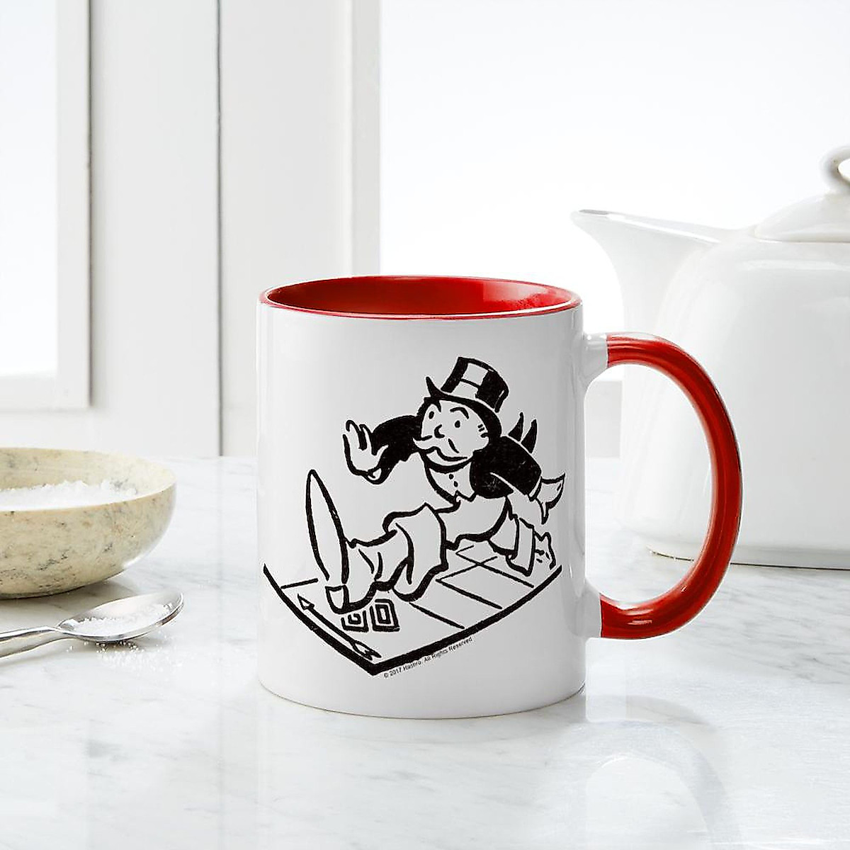 CafePress Monopoly Rich Uncle Pennybags Ru Ceramic Coffee Mug, Tea Cup 11 oz