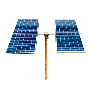 Solar Panel Array Top of Pole Ground Mount Bracket 4" Pipe Universal Bolt On