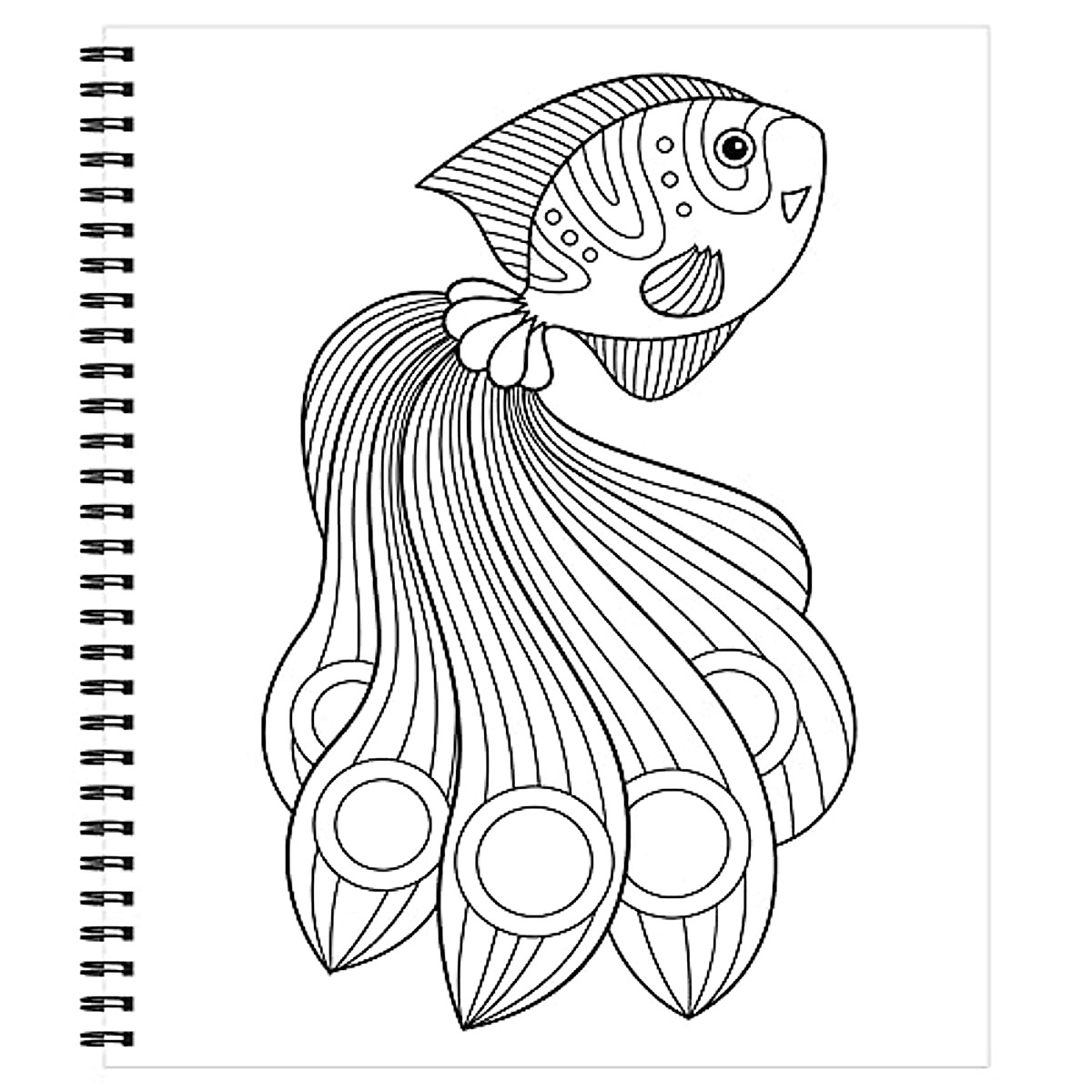 Large Print Easy Color & Frame - Under the Sea (Stress Free Coloring Book)