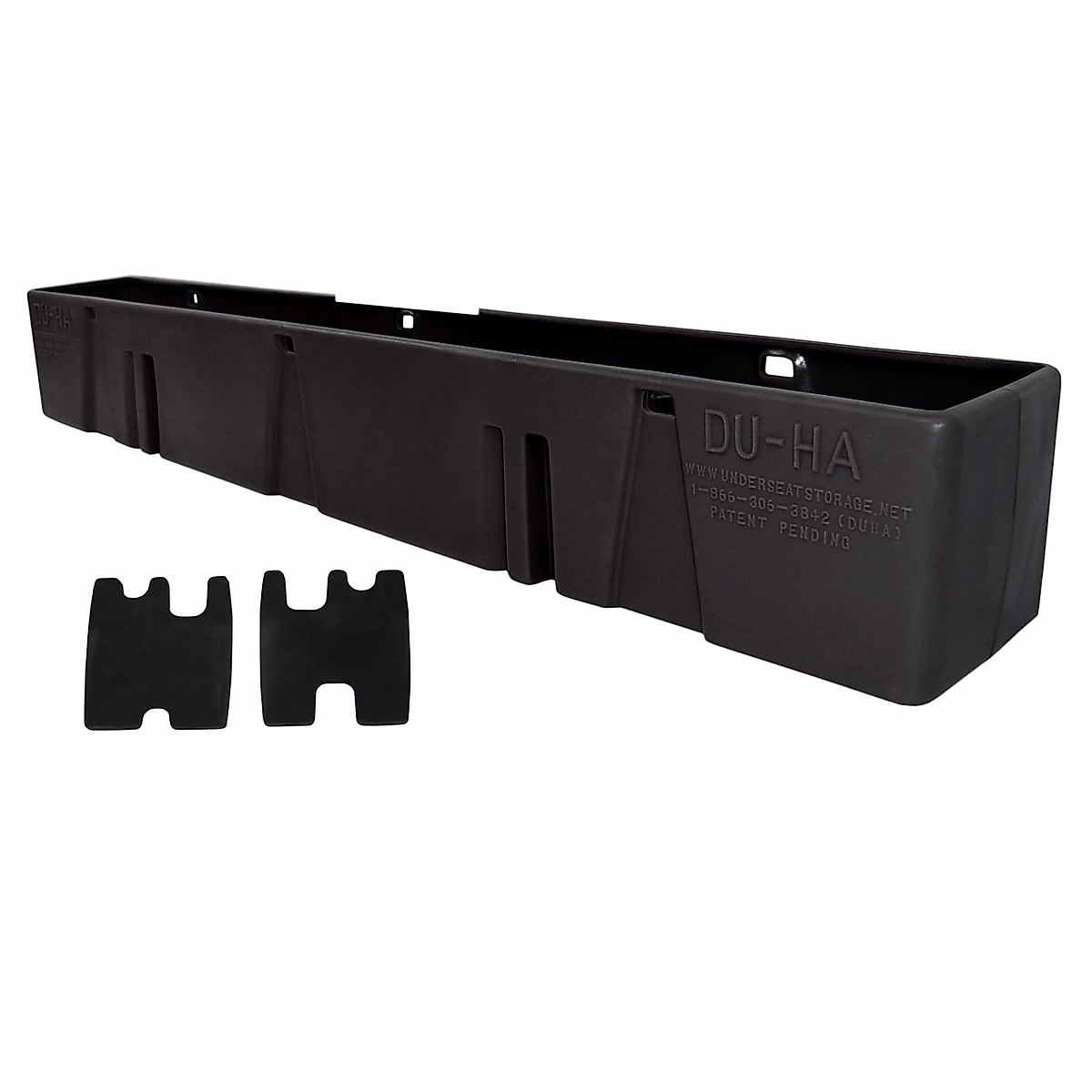 DU-HA Behind-the-Seat Storage Fits 08-16 F-250 thru F-550 Super Duty Crew Cab & Regular Cab, Black, Part #20054