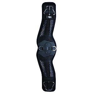 Professional's Choice Contoured Cinch for Horses | Durable, Breathable & Adjustable Girth with VenTECH Neoprene Lining | Available in 6 Sizes & 2 Colors | 30" Black