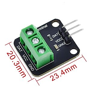 DS18B20 Temperature Sensor Module Kit with Waterproof Stainless Steel Probe for Raspberry Pi