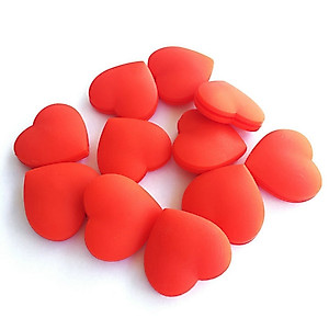 6 Pcs Tennis Vibration Dampeners Heart Shape Silicone Tennis Racquet Shock Absorbers Tennis Racket Vibration Tennis