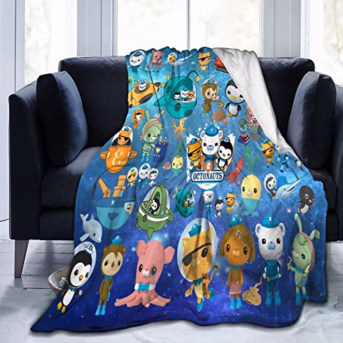 Flannel Throw Blanket Super Soft Fuzzy Bed Blankets Warm Winter Blankets for Bedroom Sofa 50"x40"