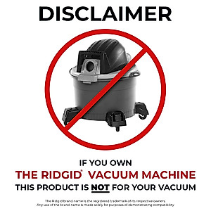 VEVA 15 Pack Premium Vacuum Filter Bags Type F 9066200 Work with Shop Vac 10-14 Gallon Vacuum, Part # SV Shopvac Shop-Vac 90662