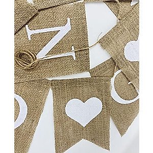 Shimmer Anna Shine Engagement Party Decorations Engaged Burlap Banner
