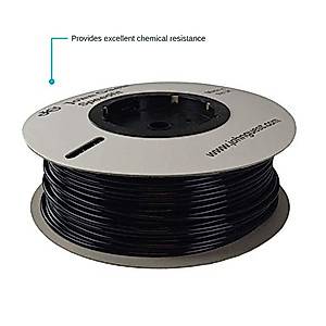 John Guest 1/4 Inch x 500 Feet LLDPE Tubing, Flexible Water Tubing for Plumbing, Black, PE-08-BI-DF-E