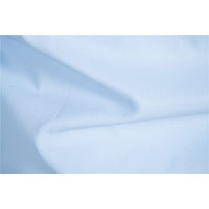 DELCARINO Men's Long Sleeve Button Up Shirts Solid Slim Fit Casual Business Formal Dress Shirt Light Blue Medium