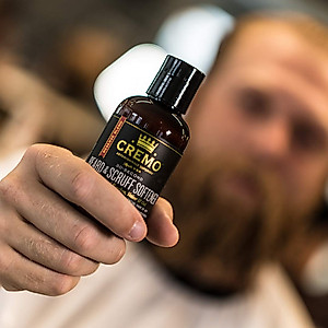 Cremo Reserve Blend Beard Scruff Softener Softens and Conditions Coarse Facial Hair Of All Lengths In Just 30 Seconds - Black, 4 Fl Oz