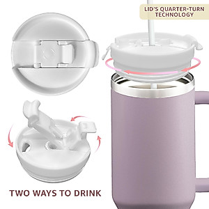 40oz Travel Tumbler Gift For Women - Pandzee Best Friend, Sister, Besties, Soul Sister Gift With Handle & Straw Lid