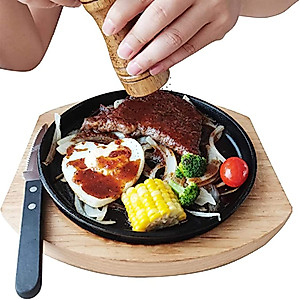 pepper grinder,UMIKAkitchen SYNCHKG087844 KITCHEN Pepper Mill [One Year Warranty], Solid Wood Body with Adjustable Grinder 8"(1 Piece), 1