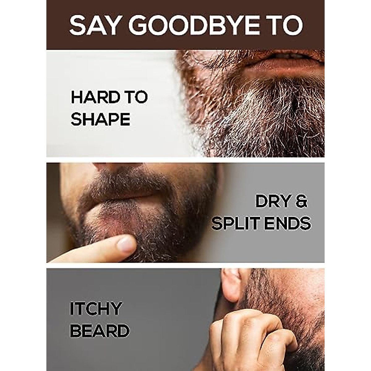 RUBAB MEN Travel Friendly Nylon Bristle Beard Brush for Men | Tame your Beard like a King!