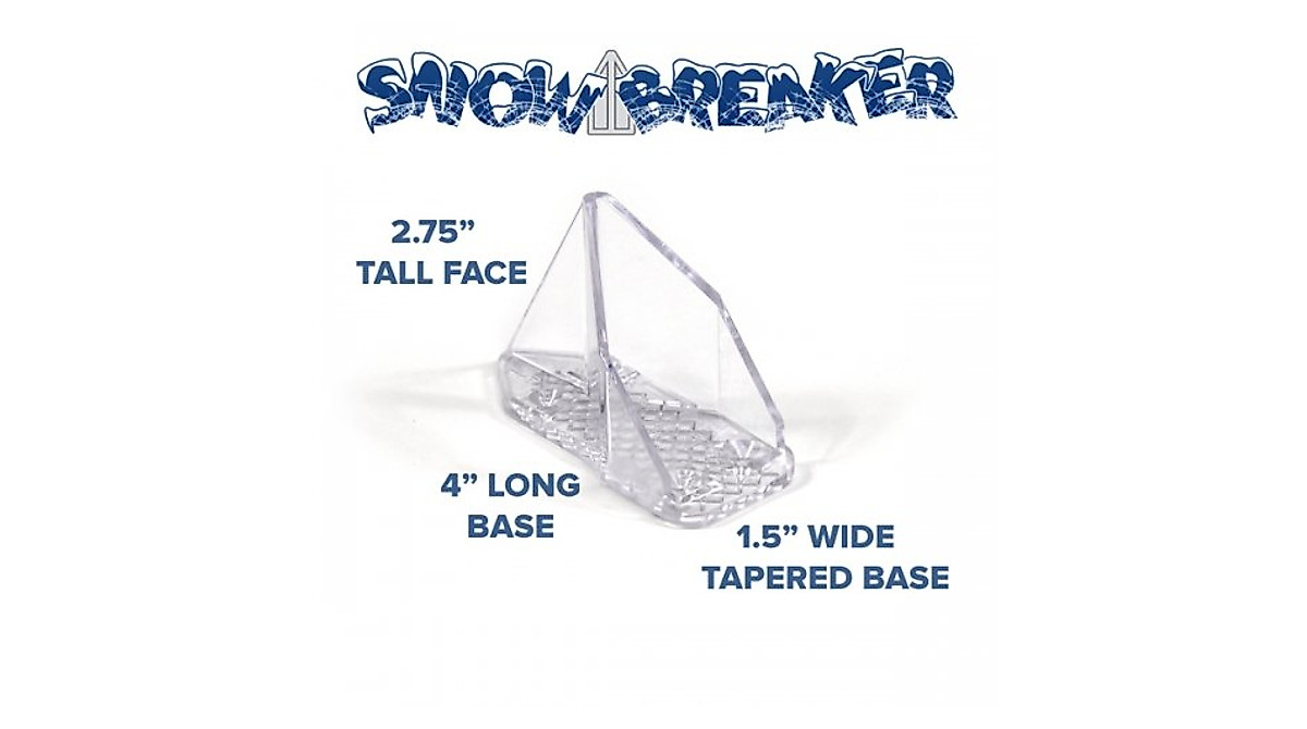 SnowBreaker 25pcs Adhesive Snow Guards for Metal Roofs