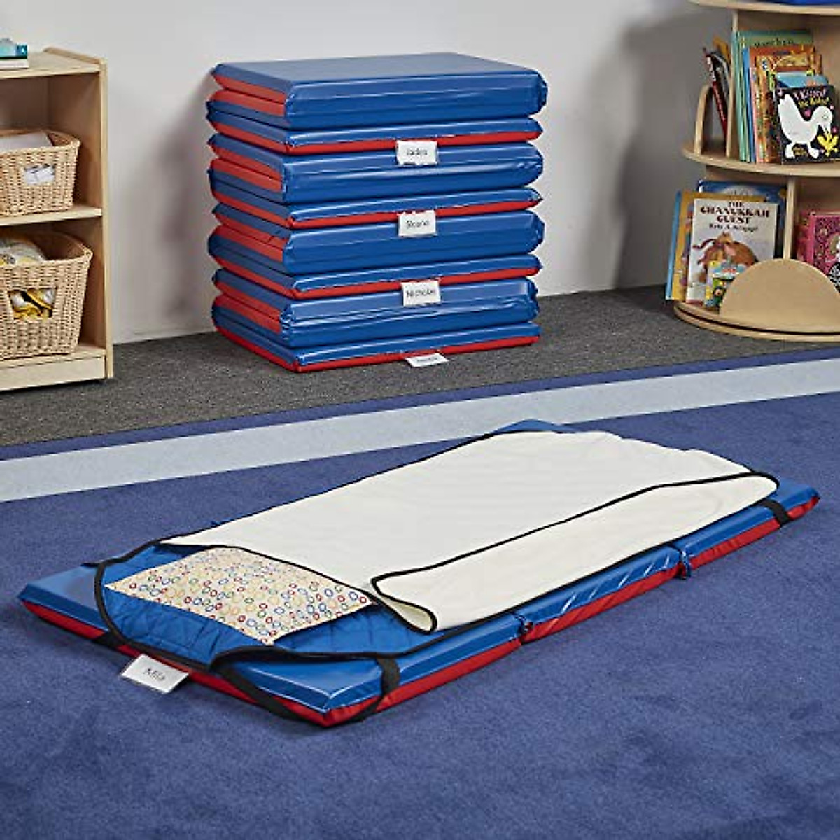 ECR4Kids Nap Mat Companion, Portable Bedding, Loopty Loop, 1-Piece