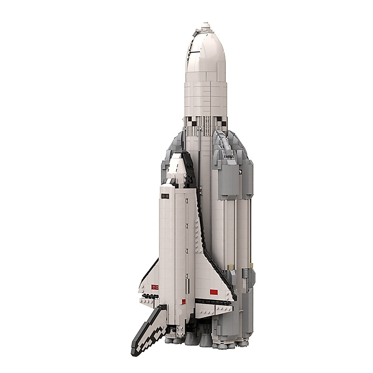 Space Series Launch Vehicles The Space Shuttle Buran Building Blocks Set Rocket Model Science Building Kit DIY Construction Toy Gifts, 3844 Pcs, 23.2 x 21 x 53.6 cm