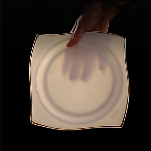 Porcelain Plate and Bowl Set,Dinnerware Set for Home or Special Restaurant, Ceramics Dinnerware Set with 48-Piece, Bowl/Dish/Soup Pot/Spoon|Bone China Dinner Sets, Gold Pattern Porcelain Combination