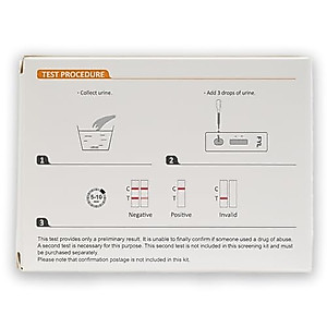 AllTest Fentanyl Urine Test Cassette - at Home Test with Lab Analysis, OTC Cleared, CLIA Waved, 510k Cleared