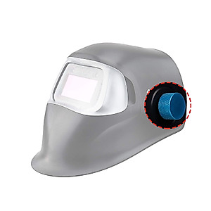 3mirrors Welding Hood (Pipeliner) Helmet Fasteners Sky Blue Headgear Replacement Parts Accessories Screws Flip Hood Aluminum -Anodized w/Silicone Washer Non-Slip 1 Pair