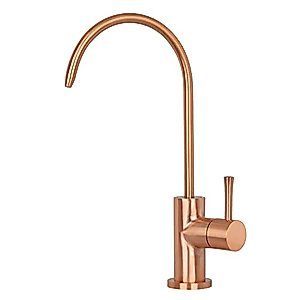 One-Handle Black and Rose Gold Drinking Water Filter Faucet Water Purifier Faucet (Copper)