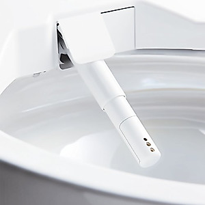 TOTO SW2043#01 C200 WASHLET Electronic Bidet Toilet Seat with Premist and SoftClose Lid, Round, Cotton White